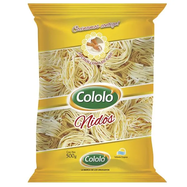 FIDEOS NIDOS 500gr COLOLO – La Buena Vibra